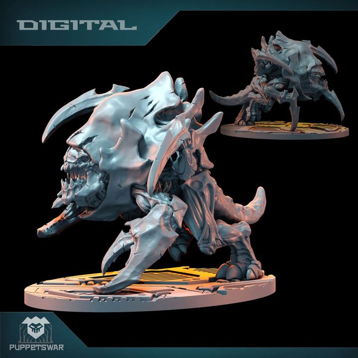 3D Printable Brute Bug Champion by Puppetswar Miniatures